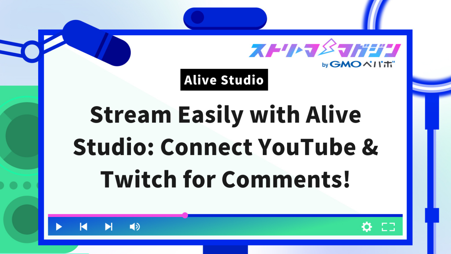 Stream Easily with Alive Studio: Connect YouTube & Twitch for Comments ...